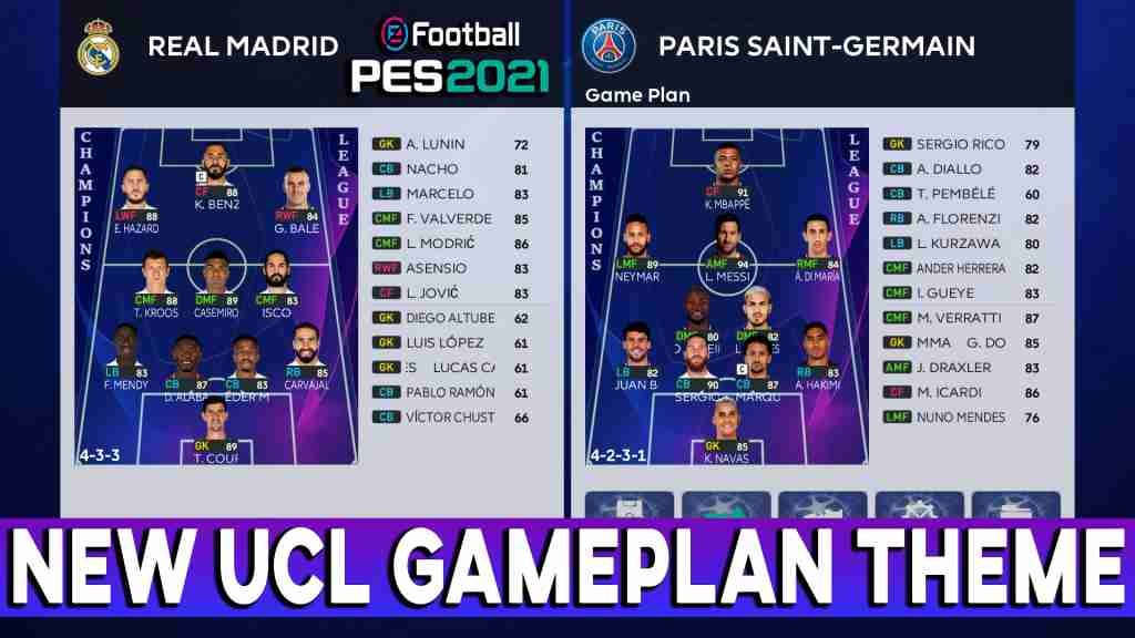 PES 2021 NEW UCL GAMEPLAN THEME PES 2021 Gaming WitH TR PES 2021 NEW UCL GAMEPLAN THEME PES 2021 Gaming WitH TR
